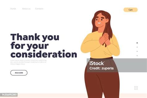 행복한 여자와 함께 방문 페이지의 고려 개념에 감사드립니다 가슴에 손을 잡고 감사 감사에 대한 스톡 벡터 아트 및 기타 이미지 감사 감정 동의 Istock