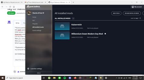 Music Mod Not Detected By Launcher · Issue 16679 · Kaiserreichkaiserreich 4 Bug Reports · Github