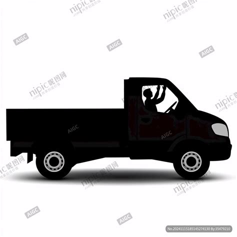 Ai创作图货车插画 黑色货车 货车创意图标 拉着货的轿车 卡车插画 黑色卡车 拉货人物 货车原创设计 小卡车 小型卡车 货车造型 货车拉人 送货车载货汽车 运输车贴图 卡车车 昵图网