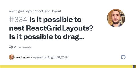 Is It Possible To Nest Reactgridlayouts Is It Possible To Drag From