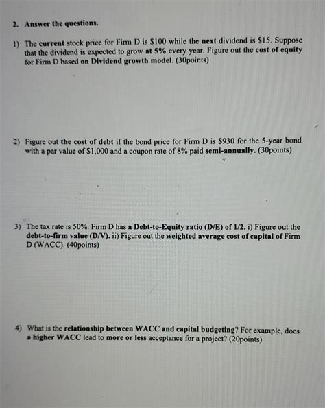 Solved Security Beta Standard Deviation Expected Return Chegg