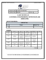 Modeling And Simulating Nonlinear Systems With MATLAB Simulink Course Hero