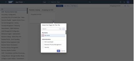 Add The Shopping Cart Fiori Application To FLP SAP Tutorials
