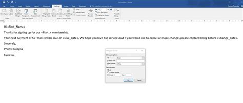 How To Send Mass Emails With Mail Merge Word