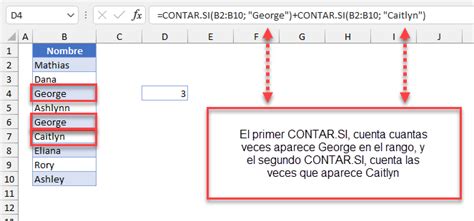 Contar Celdas Iguales A Uno De Dos Resultados Excel Y Google Sheets