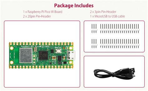 Geeekpi Raspberry Pi Pico W Basic Kit Raspberry Pi Rp2040 Keystone 4