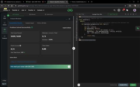 karthikeyan m on linkedin codingjourney gfg160 geekstreak2024