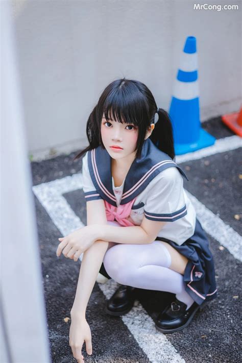 Coser桜桃喵 Vol147 草莓雪糕 73 Photos