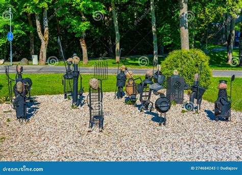 New Castle In Latvian Town Sigulda Stock Image Image Of Style Flag 274684243