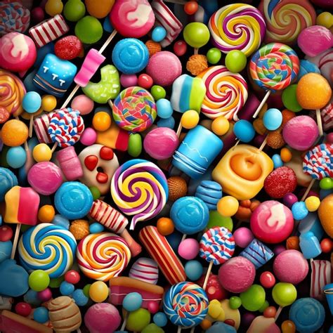 Premium Ai Image Cute Sweet Candy