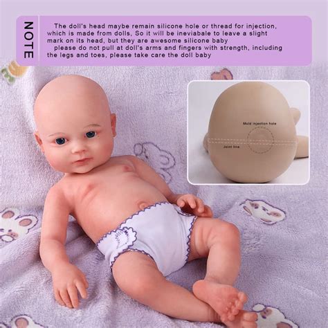 Serendoll Mu Eca De Beb Reborn De Silicona De Pulgadas Mu Ecas De Cuerpo Suave Reborn De