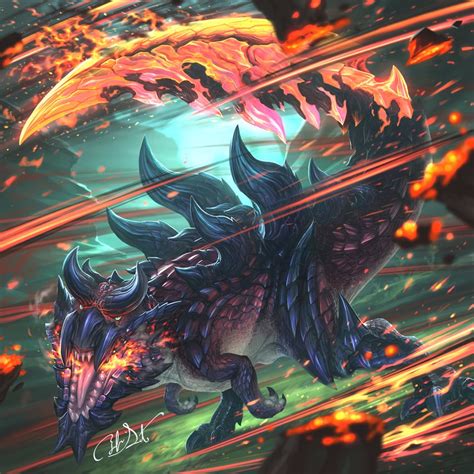 Glavenus Monster Hunter Drawn By Satoyuki Danbooru