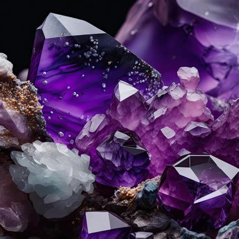 Premium Photo Amethyst Crystal Purple Quartz Raw Gemstone Amethyst