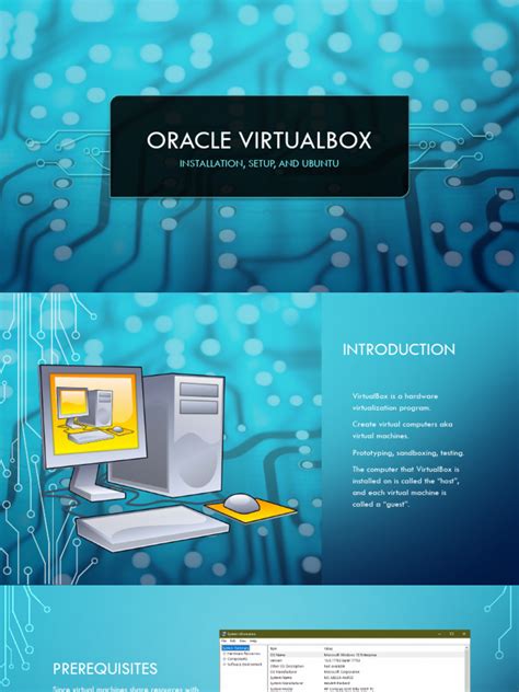 Virtualbox Tutorial Pdf Software Operating System Families