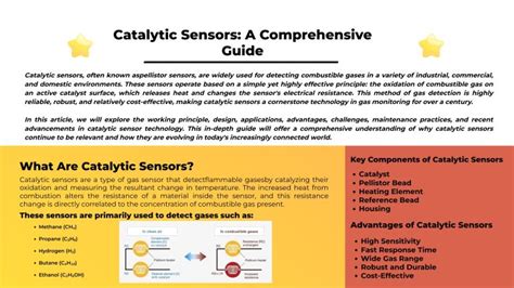 Catalytic Sensors A Comprehensive Guide Sensor One Stop The Best