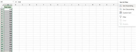 Excel Sort Sarthaks Econnect Largest Online Education Community