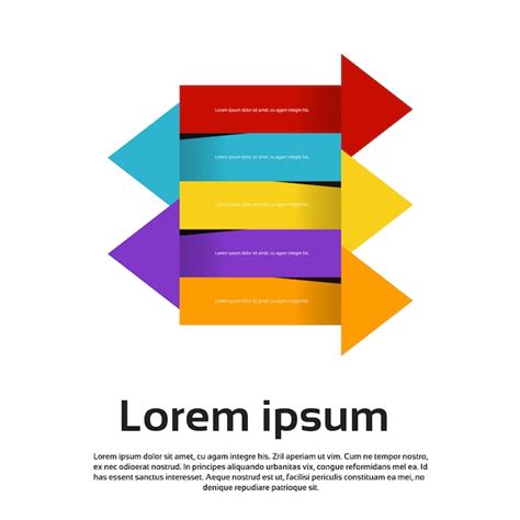 그래프 설정 금융 화살표 Infographic 프리미엄 벡터