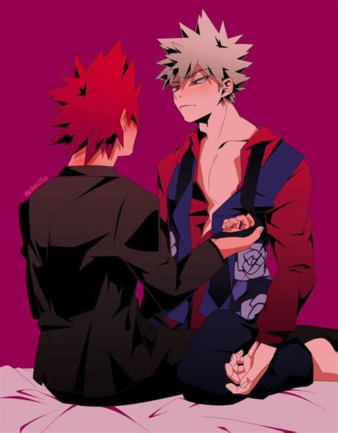 Kirishima X Bakugou Personagens De Anime Casais Bonitos De Anime Casais Rom Nticos De Anime