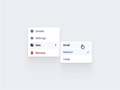 multi level dropdown by dima groshev 123done on dribbble