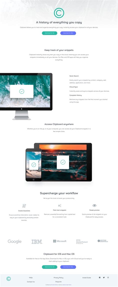 Frontend Mentor Clipboard Landing Page Master Using Css Coding Challenge Solution
