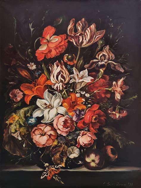 Живопись маслом цветы