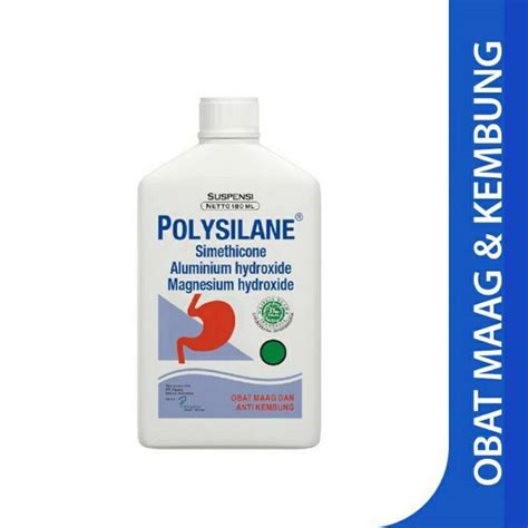 Jual Polysilane Syrup Obat Maag And Kembung 100ml Shopee Indonesia
