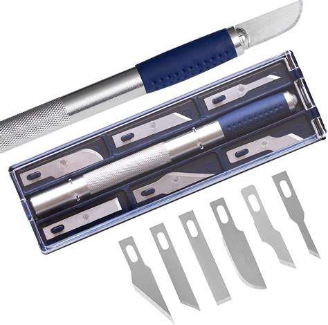 Wa Portman Hobby Knife Set 1pc Precision Knife With 6