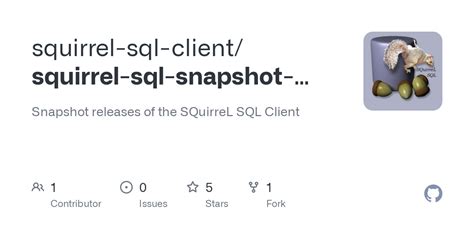 Github Squirrel Sql Clientsquirrel Sql Snapshot Releases Snapshot