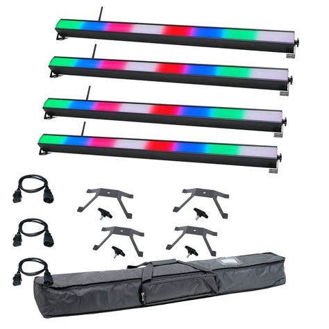 Equinox SpectraPix Lithium Batten Wireless Dmx Battery Powered LED Bar Bundle Lighting From
