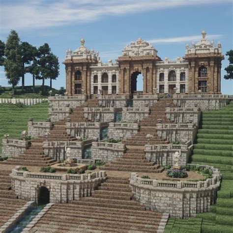 New Classicist Building Overlooking Palace In Minecraft