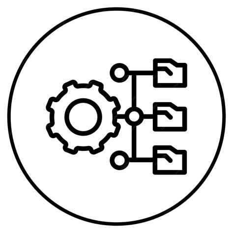 Premium Vector Network Data Management Vector Illustration