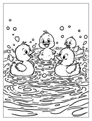15 Free Five Little Ducks Coloring Pages Pdf Printables Freentable