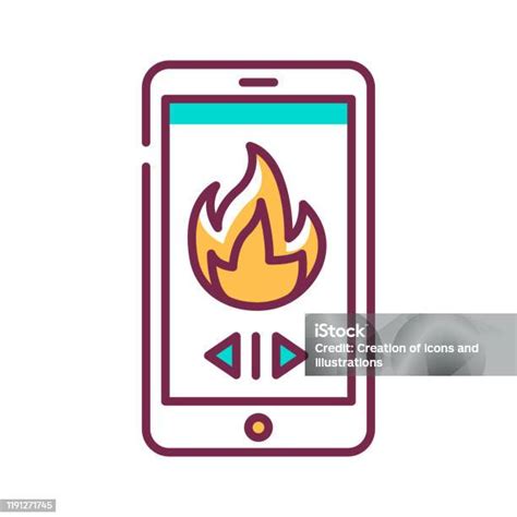 집 색상 라인 아이콘에서 난방의 원격 제어 가정용 전자 제품 집에서 열 조절 웹 페이지 모바일 앱 프로모션에 대한 픽토그램 Ui