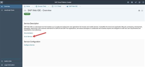 Connecting S HANA Instance To SAP Cloud Platform Web IDE