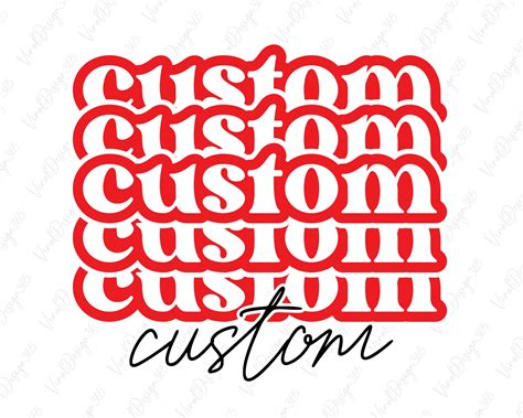 Custom Stacked Svg Custom Name Svg Cricut Personalized Svg Etsy