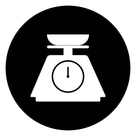 무게 아이콘 벡터 프리미엄 벡터