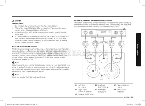 Samsung Ne T Ss Smartthings Range User Manual