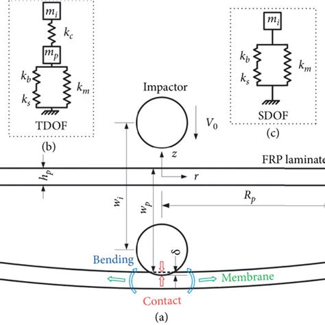 Schematic Representation Of The Spring Mass Model A Physical