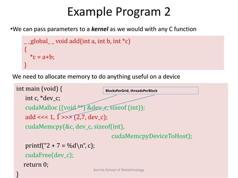 Ppt First Cuda Program Powerpoint Presentation Free Download Id4679893
