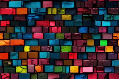 Premium Ai Image Abstract Texture Background Wall Art Style With Cubic Shapes