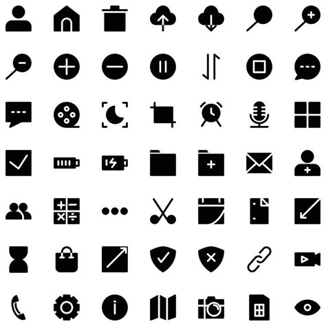 User Interface Icon Set 3456181 Vector Art At Vecteezy