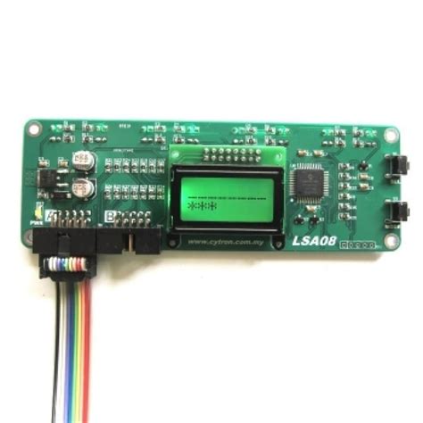 Advanced Auto Calibrating Line Sensor LSA08 DarkOct02