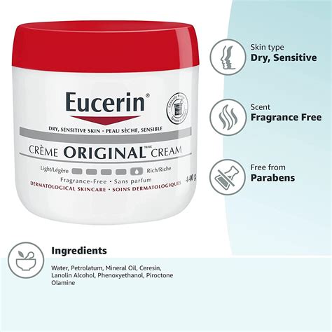 Eucerin Crema Reparadora Original Pieles Extremadamente Secas Y Dañadas 454gr Farmacia Olivos