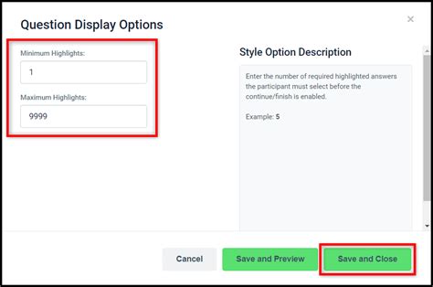 Text Highlighter Element Surveys