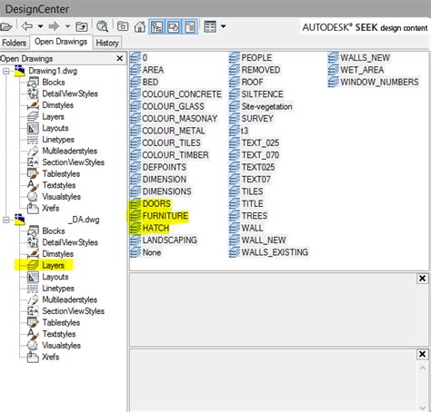 Designcenter How To Copy A Layer From One Dwg To Another Autodesk