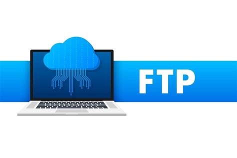 FTP File Transfer Icon On Laptop Graphic By DG Studio Creative Fabrica