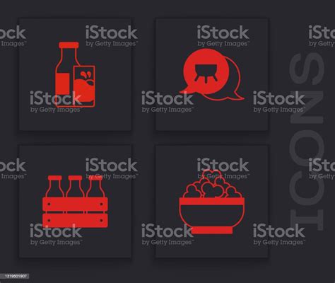 코티지 치즈 병 우유와 유리 우드더와 나무 상자 아이콘에 병에 담아 놓습니다 벡터 건강한 생활방식에 대한 스톡 벡터 아트 및 기타 이미지 건강한 생활방식 검은색 농업