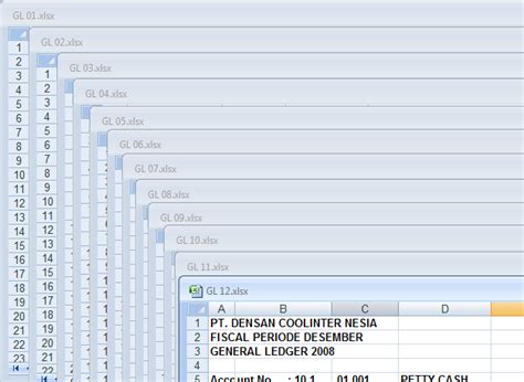 Meng Convert File Excel Ledger Perbulan Dengan Excel 2007 Part 01 Merge Table Mirror Eoditor