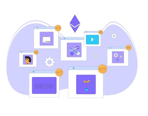 Premium Vector Nft Non Fungible Token Vector Color Illustration