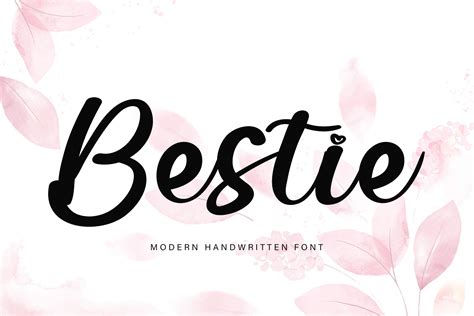 Bestie Font By Pinkmeca · Creative Fabrica Bestie Font By Pinkmeca · Creative Fabrica